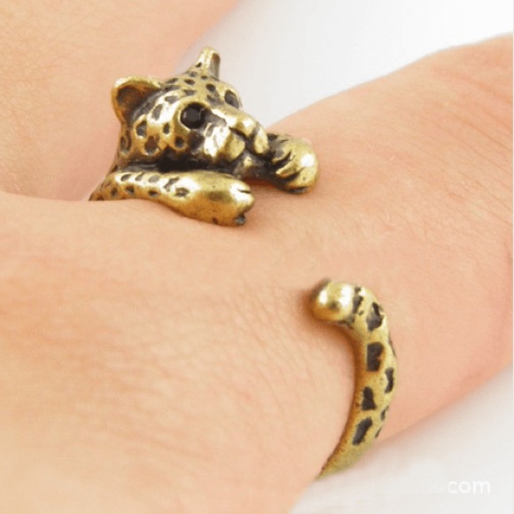 UShopTwo | Jewelry | Leopard Wrap Around Ring Adjustable | Poshmark